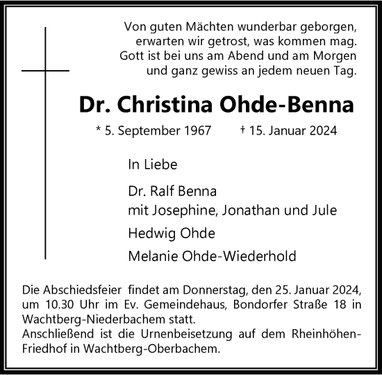 Gedenkkerzen von Christina Ohde-Benna | ga.trauer.de